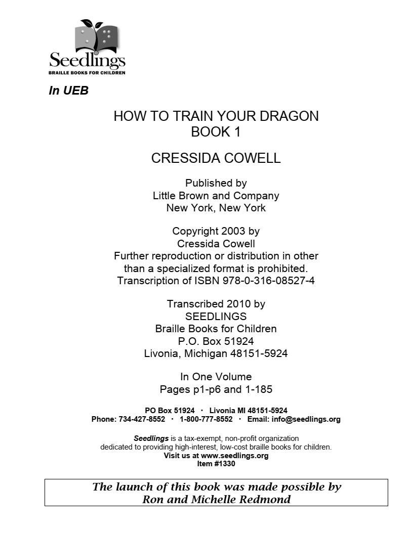 How to Train Your Dragon - Seedlings